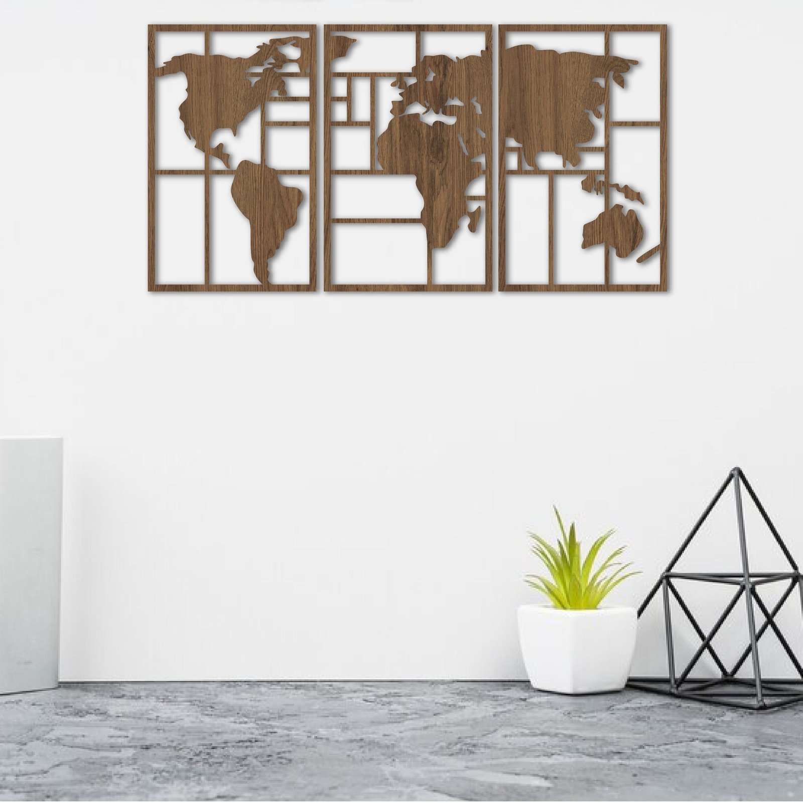 Tríptico Mapa Grande – MC Studio Laser & decoración