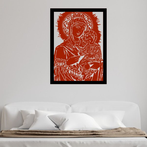 Virgen Maria y Jesus – MC Studio Laser & decoración